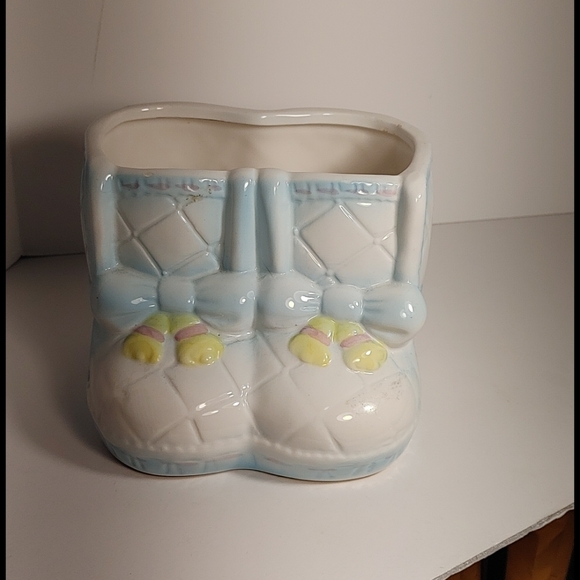 my neil | Other | Ceramic Baby Booties Planter | Poshmark